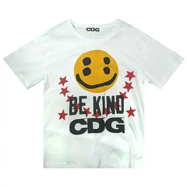 Comme Des Garçons X Cactus Plant Flea Market Smiley Face Tee - White