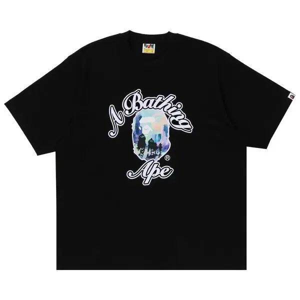 A BATHING APE Graphic Tee - Black