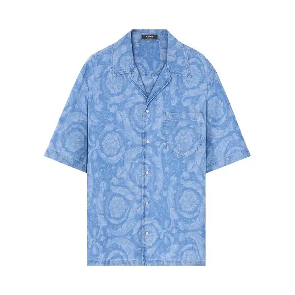 Versace All Over Denim Shirt