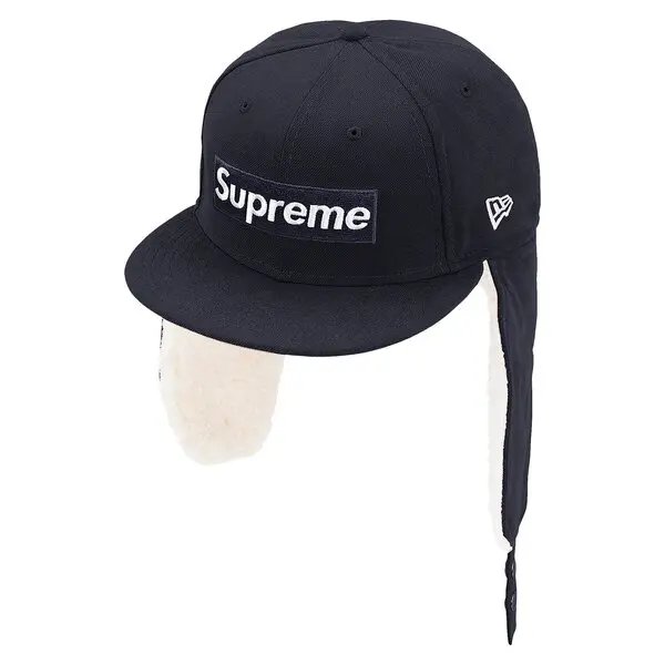 Supreme X New Era Earflap Cap - Blue | Editorialist