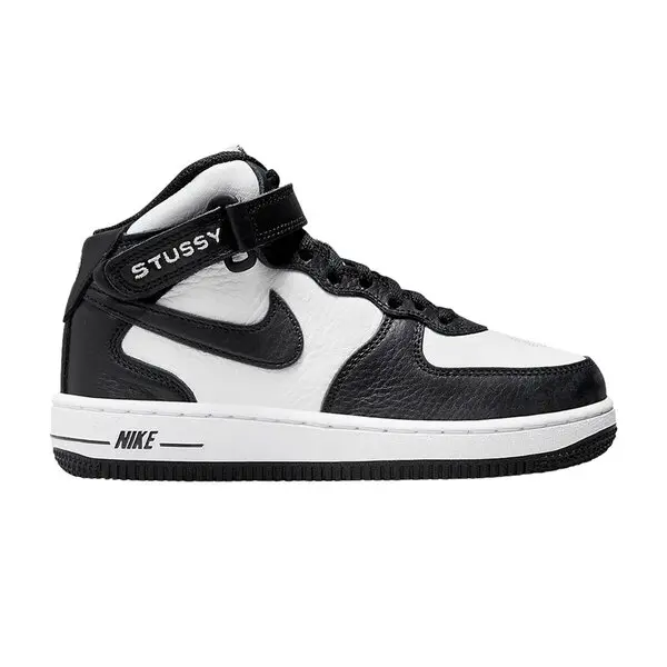 Nike Stussy X Air Force 1 Mid Ps Sneakers - Black