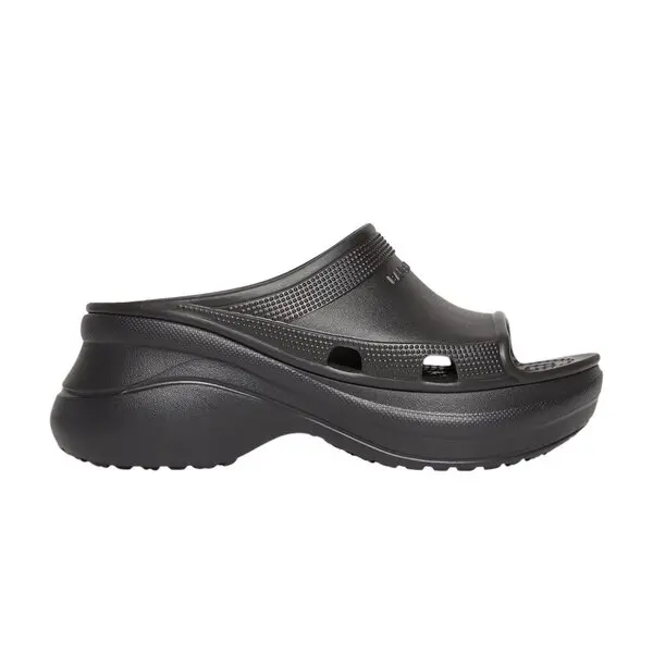 Balenciaga Crocs X Pool Slide Sandal - Black