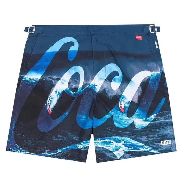 Kith X Coca-cola X Orelebar Brown Bulldog Swim Trunk - Blue