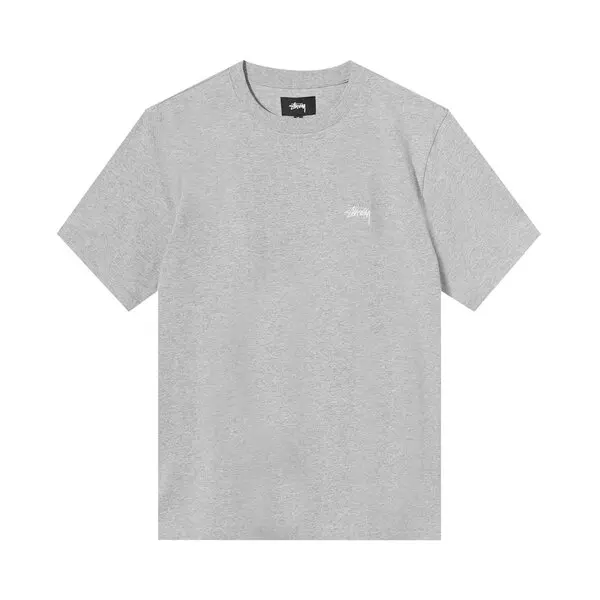 StÜssy Stock Logo Tee - Grey