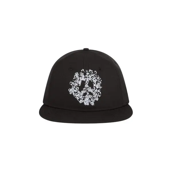 DENIM TEARS Peace Wreath Snapback Cap - Black