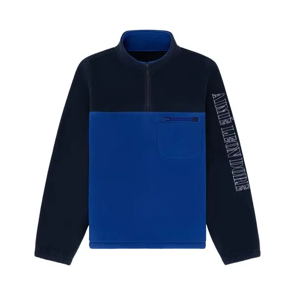 Aimé Leon Dore Colorblock Quarter Zip Fleece Pullover