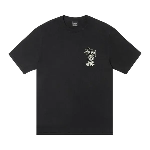 StÜssy Double Dragon Tee - Black