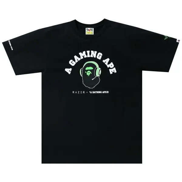 A BATHING APE X Razer Tee - Black