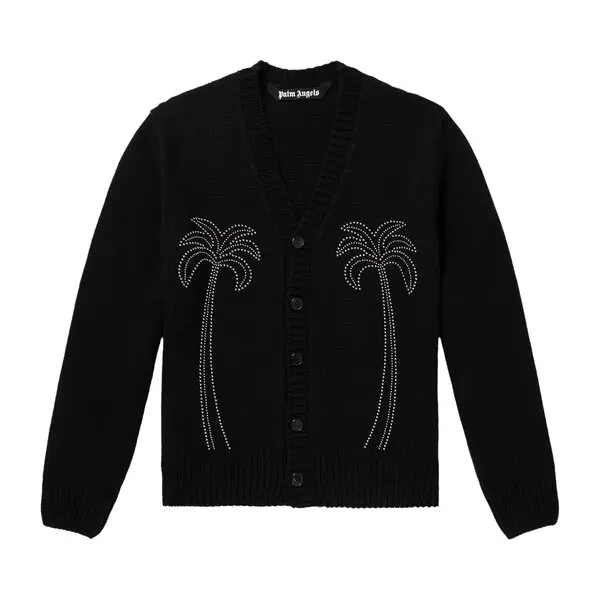 Palm Angels Milano Studded Cardigan