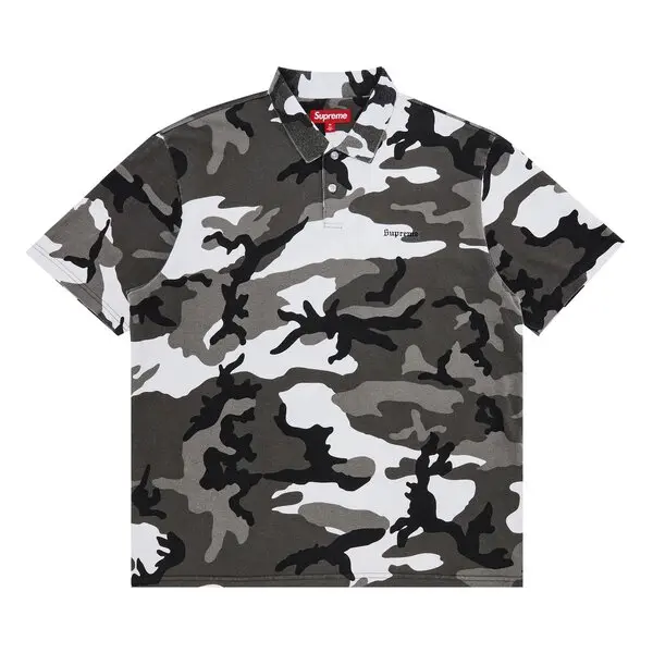 Supreme Washed Camo Polo - Multicolor