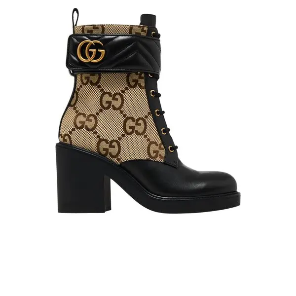 Gucci Double G Ankle Boots - Brown