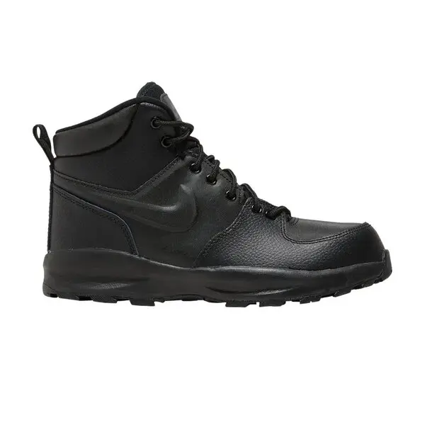 Nike Manoa Leather Gs Sneakers - Black