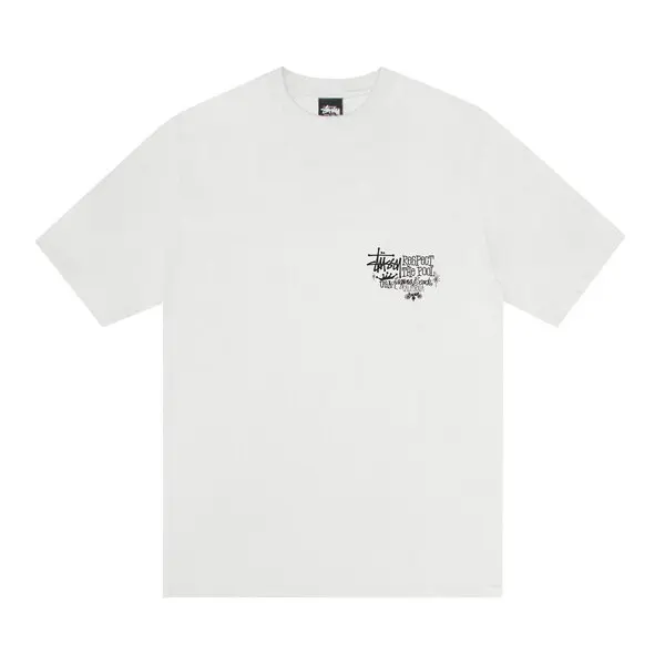 StÜssy Respect The Pool Tee - Cream