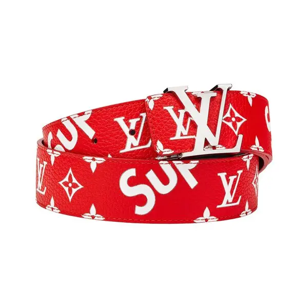 LOUIS VUITTON X Supreme Initiales Belt - Red