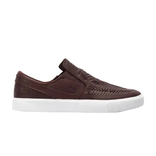 Nike SB Zoom Stefan Janoski Slip on RM Crafted in Mahogany Woven Leather, Mens 6 Buy Nike Zoom Stefan Janoski Slip RM SB  main image 2