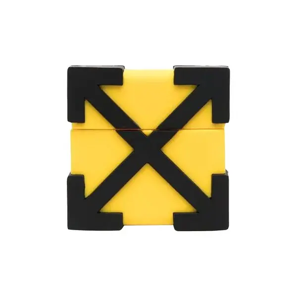 Off-White Arrow Airpods Case /black - Yellow