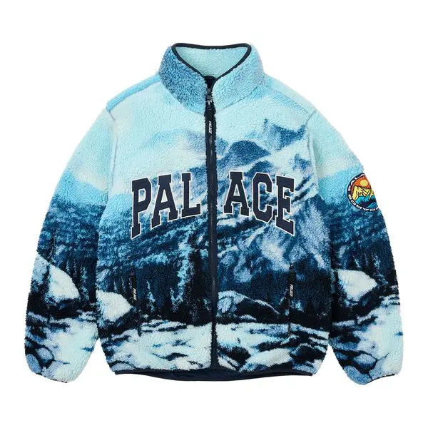PALACE Appalachian Funnel Fleece Palaska - Blue