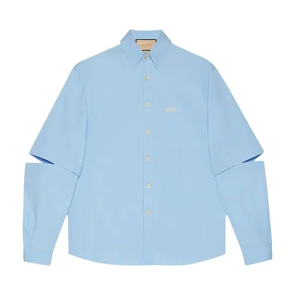 Gucci Embroidery Poplin Shirt