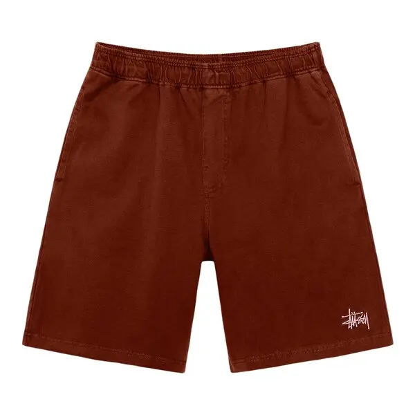 StÜssy Heavy Jersey Short - Red