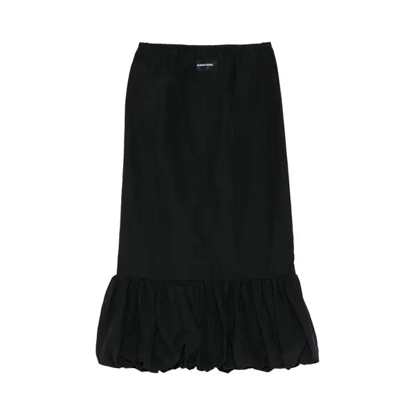 MARINE SERRE Nylon Midi Bubble Skirt