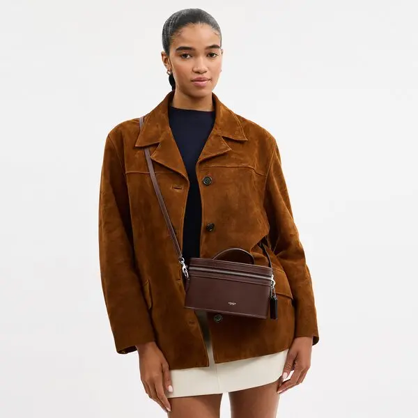 COACH Trail Bag - Silver/maple