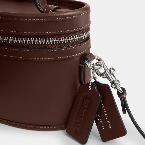 COACH Trail Bag - Silver/maple