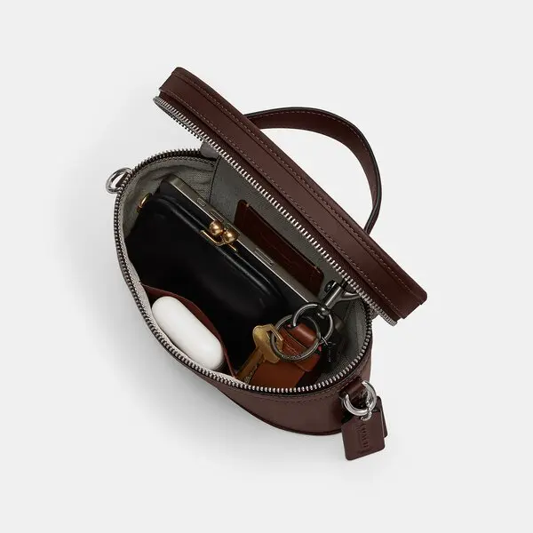 COACH Trail Bag - Silver/maple