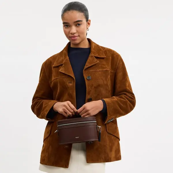 COACH Trail Bag - Silver/maple