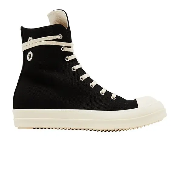 Rick Owens Hollywood High Top Sneakers - Black