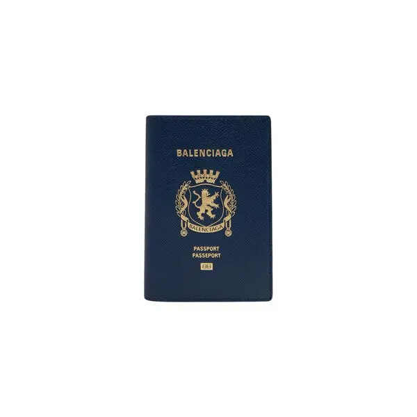 Balenciaga Passport Long Wallet 1 - Blue