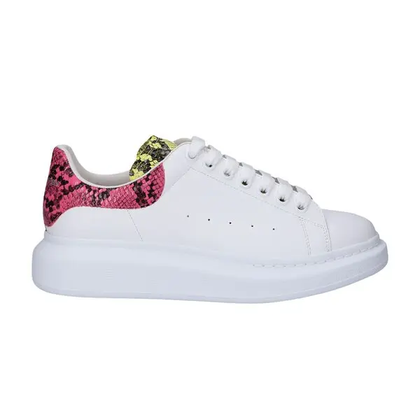 Alexander McQueen Oversized Sneaker With Snakeskin Print