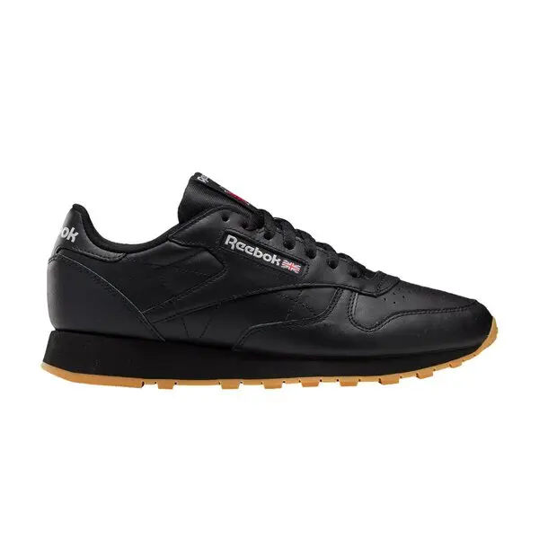 REEBOK Classic Leather Gum Sneakers - Black