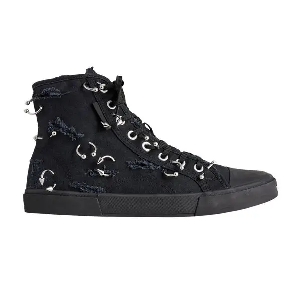 Balenciaga Paris High-top Sneakers With Piercings