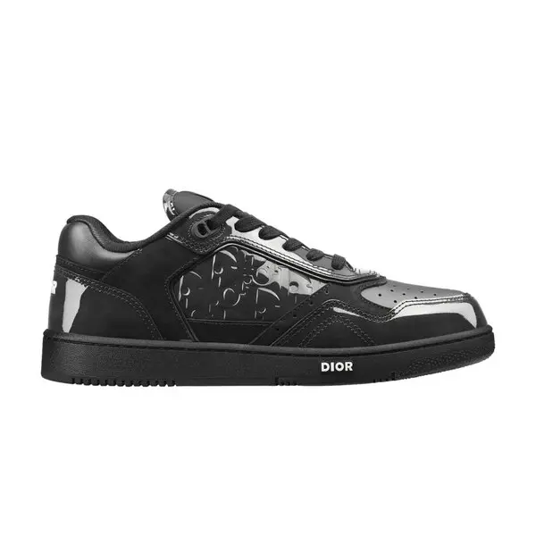 Dior B27 Low Top Sneakers Oblique Embossed - Black