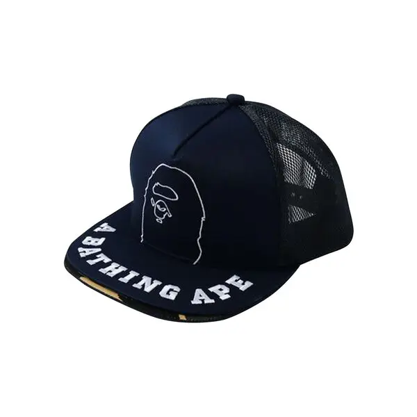 A BATHING APE Double Visor Mesh Cap - Blue