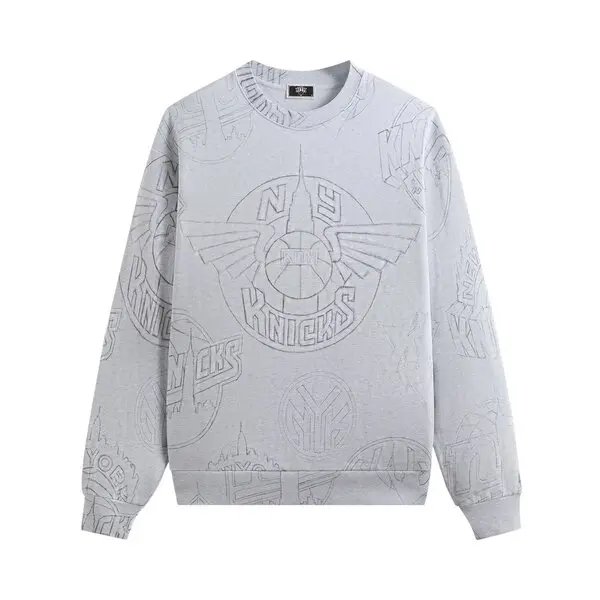 Kith For New York Knicks Vintage Nelson Crewneck - Grey