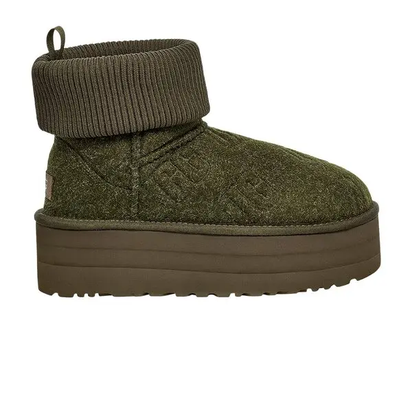 UGG Classic Mini Platform Felted Boots