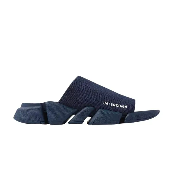 Balenciaga Speed 2.0 Slide Sandal - Blue