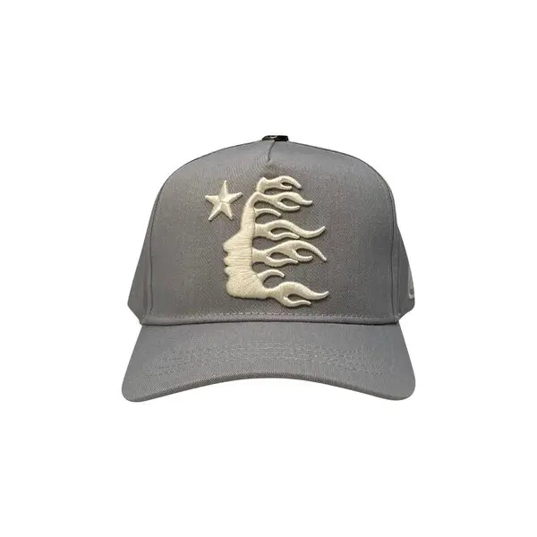 HELLSTAR Og Logo Snapback Hat - Grey