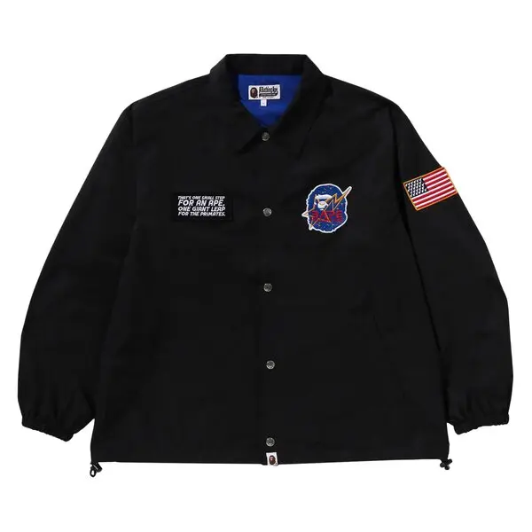 A BATHING APE Space Ape Relaxed Fit Coach Jacket