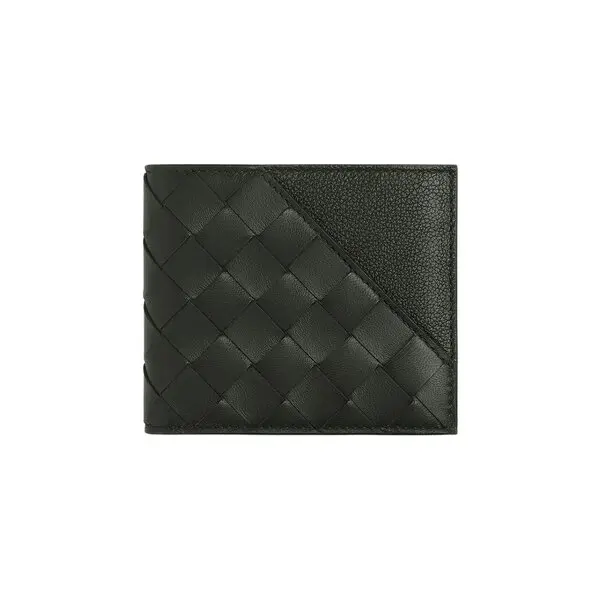 Bottega Veneta Leather Wallet 'dark /silver - Green