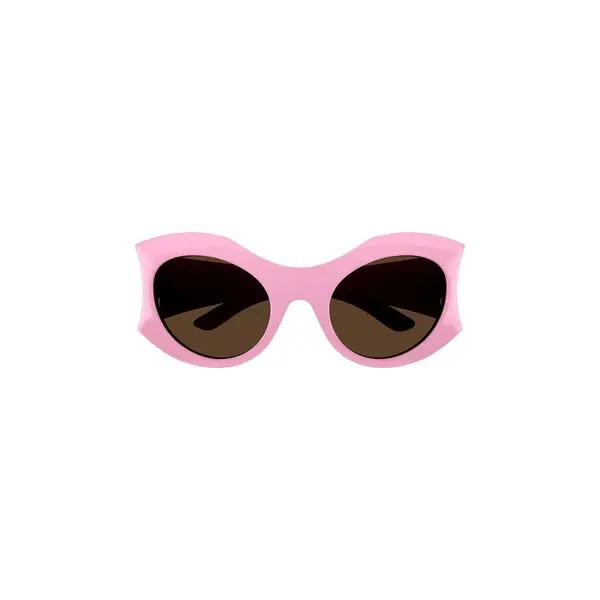 Balenciaga Round Frame Sunglasses - Pink