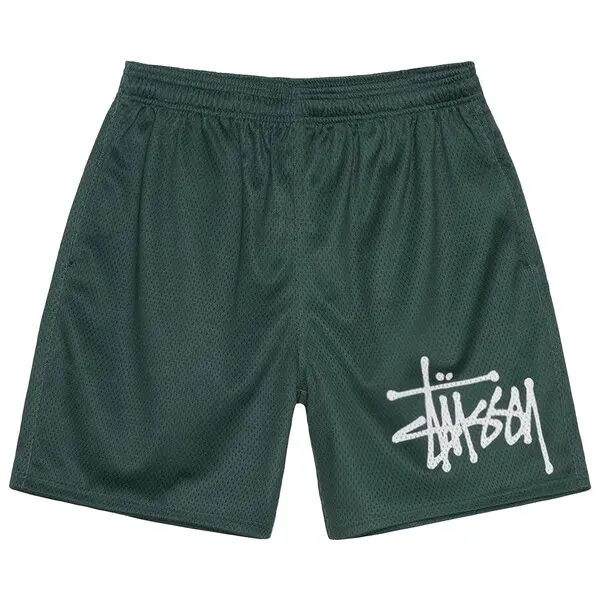StÜssy Mesh Basic Shorts - Green