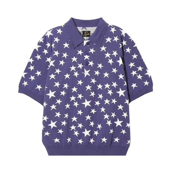 Needles Short Sleeve Polo Sweater