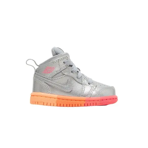 JORDAN 1 Mid Td Sneakers - Silver