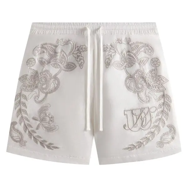 Kith X Wilson Embroidered Active Short - White