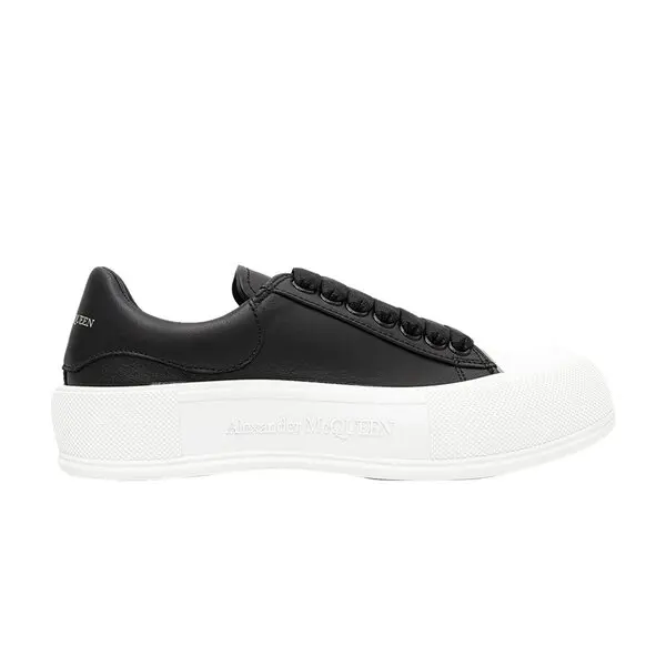 Alexander McQueen Deck Lace-up Plimsoll - Black