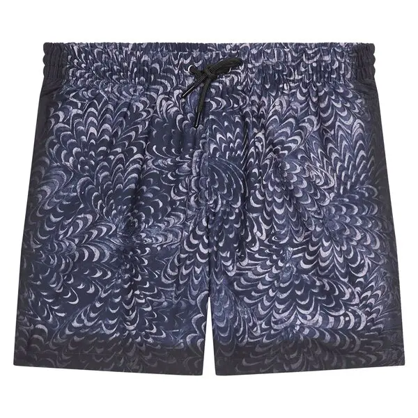 Dries Van Noten Printed Swim Short - Blue