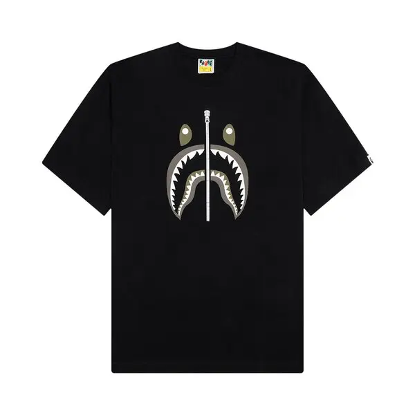 A BATHING APE Shark Tee #2 - Black