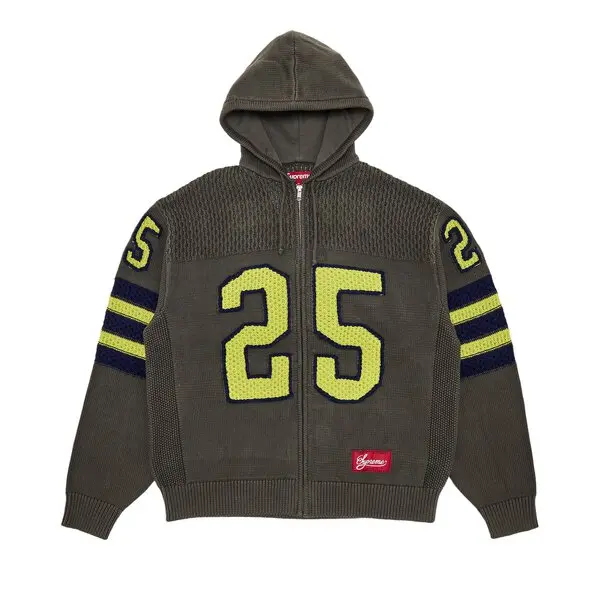 ウォームアップウェア Supreme Sport Zip Up Hooded Sweater Grey Supreme Sport Zip Up Hooded Sweater - Grey | Editorialist